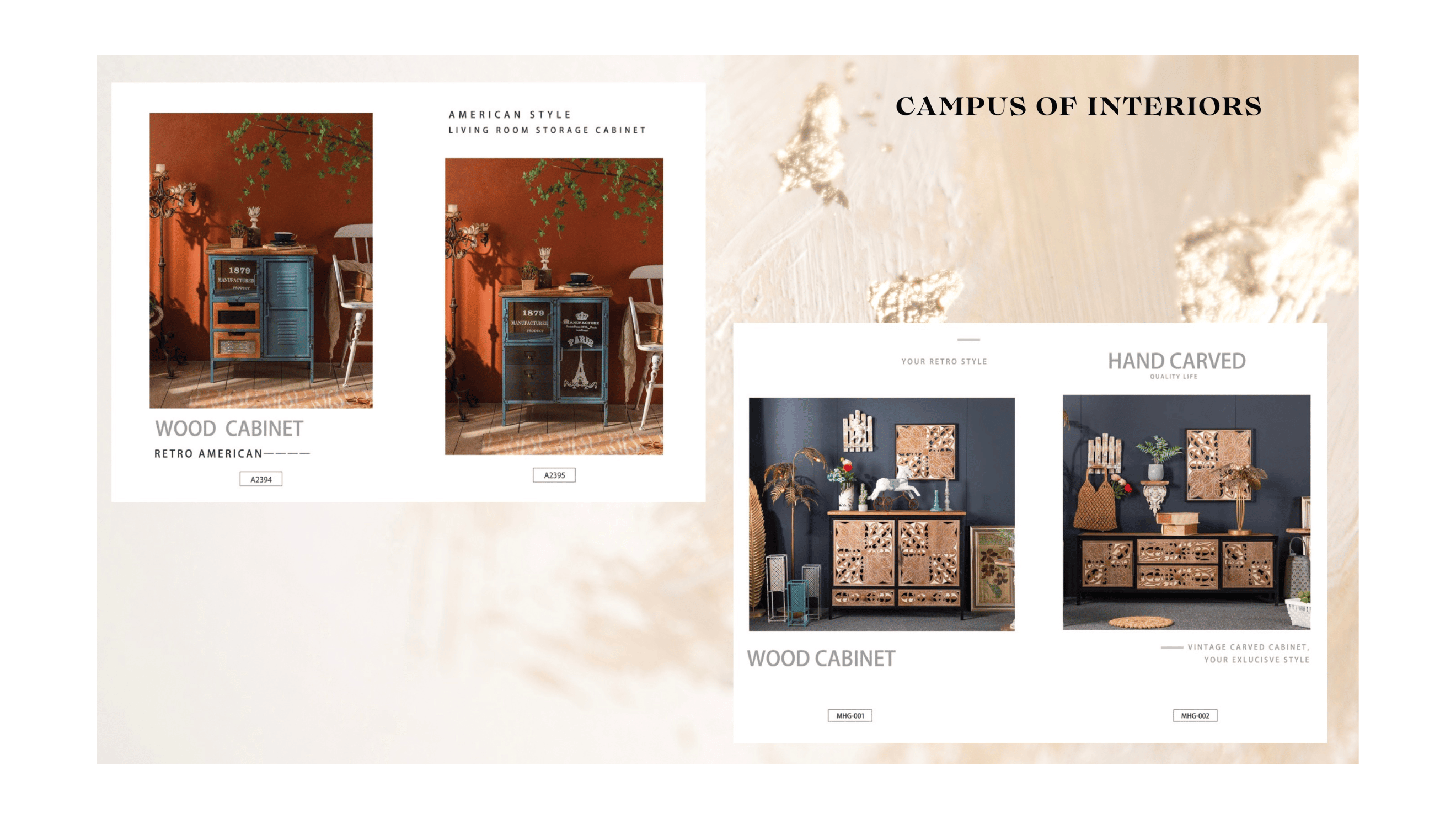 HOME FURNITURE CATALOG – Campus Of Interiors